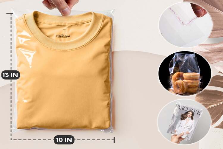 The Subtle Elegance of Plain Cellophane Clear Poly Bags Boost Your Pro ...