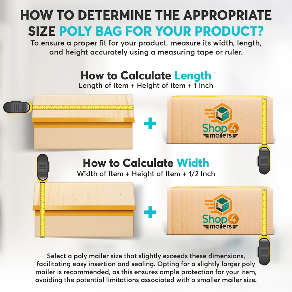 14.5 x 19 Glossy White Poly Bag Mailer Envelopes – Shop4Mailers