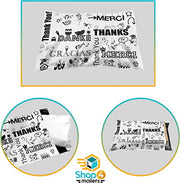 10x13 Glossy Multi-Language Thank You Poly Mailers – Shop4Mailers